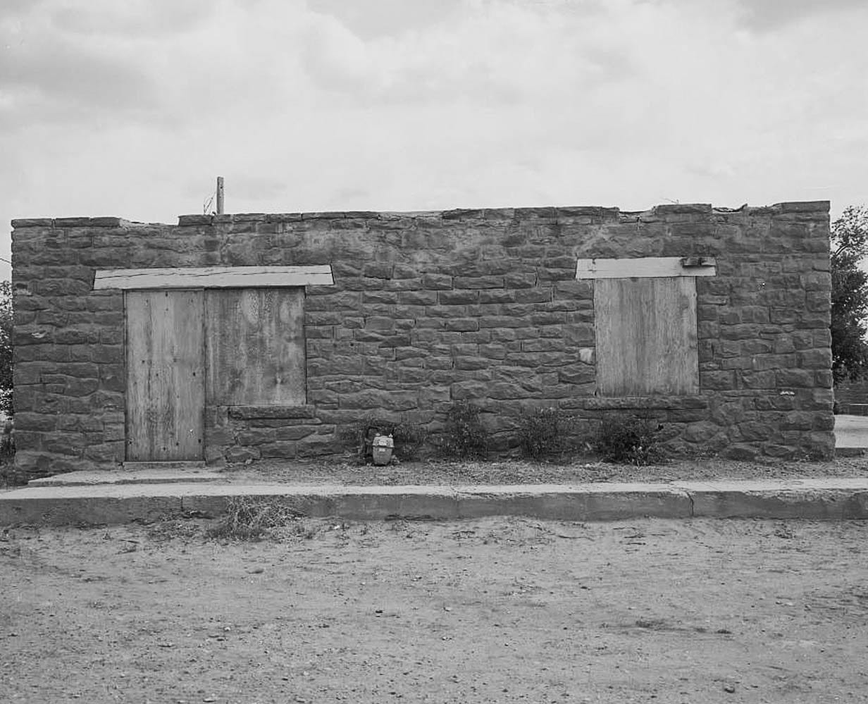 Historic Photo : Pinon Boarding School, Staff Quarters, Navajo Route 4 ...
