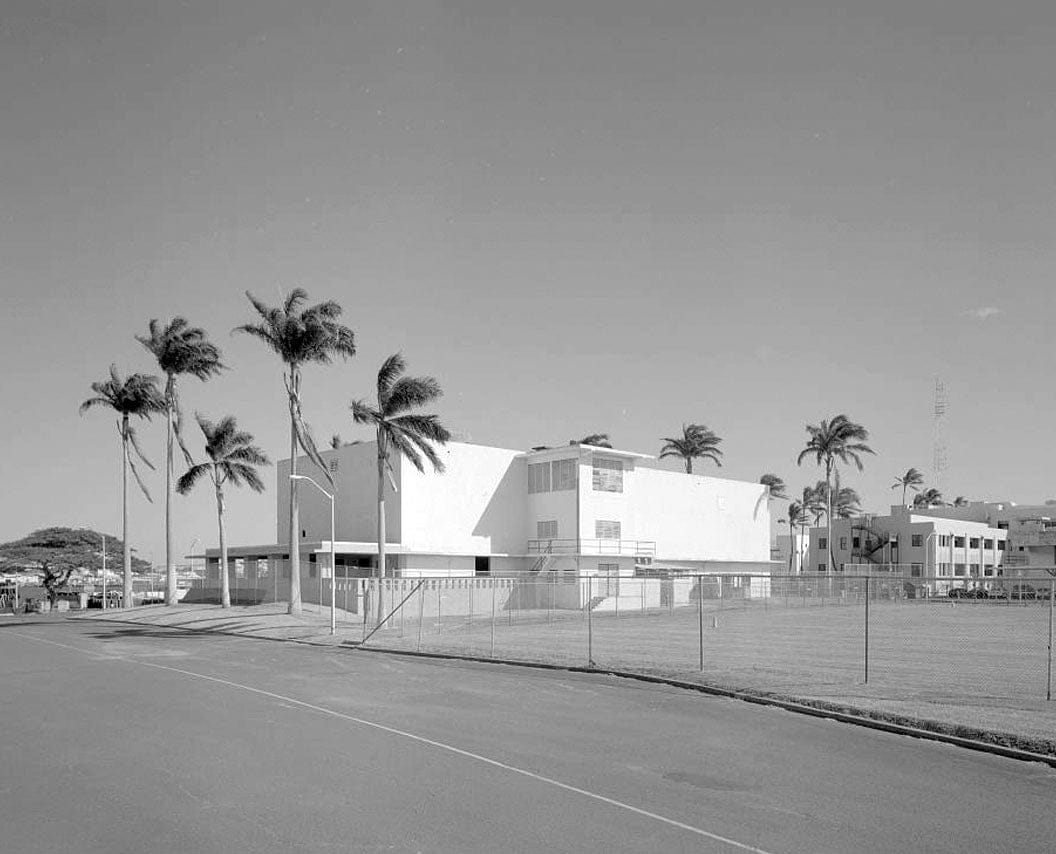 Historic Photo : U.S. Naval Base, Pearl Harbor, Theater, Hornet Avenue ...