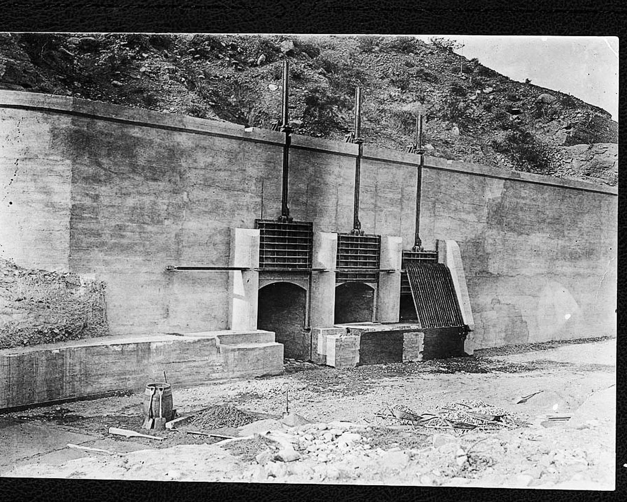 Historic Photo : Roosevelt Power Canal & Diversion Dam, Parallels Salt ...