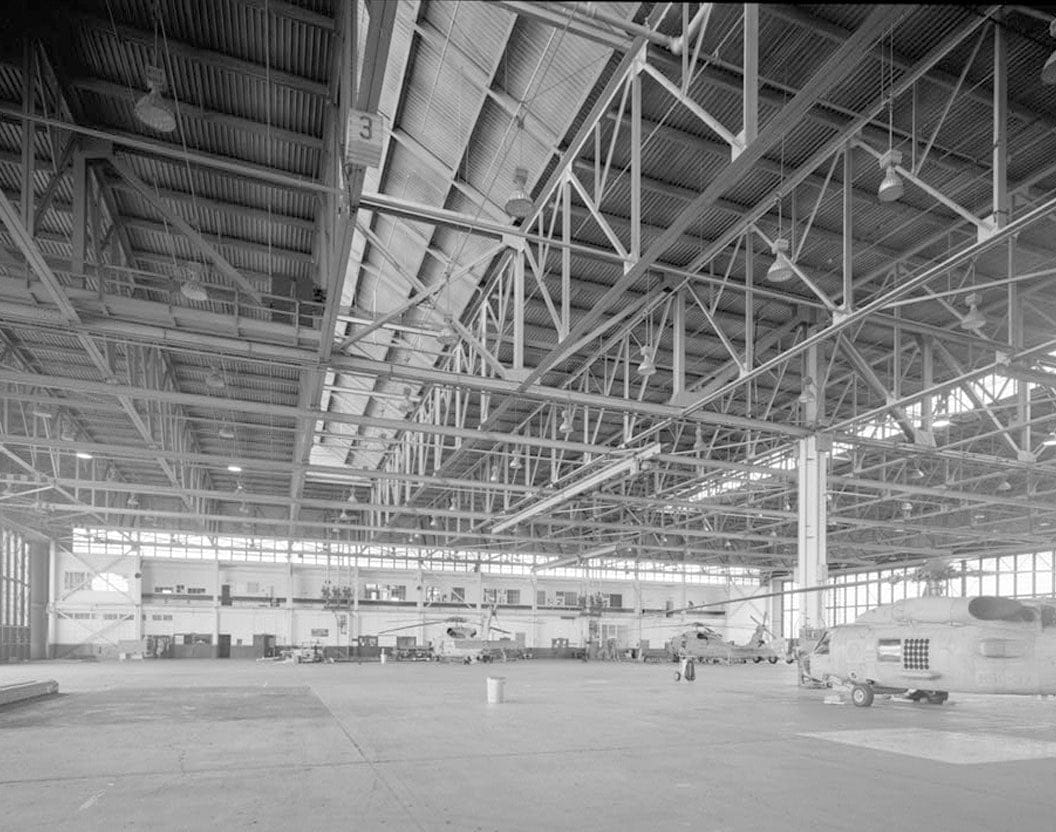 Historic Photo : Naval Air Station Barbers Point, Maintenance Hangar T ...