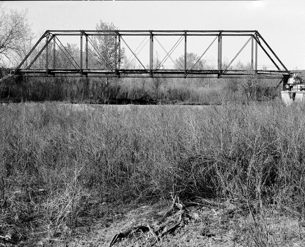 Historic Photo : Elson Bridge, Spanning Purgatoire River at County Roa ...