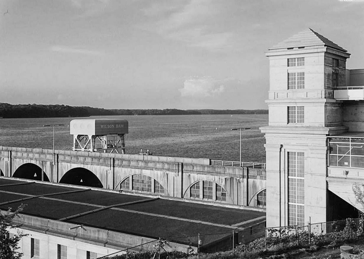 Historic Photo : Wilson Dam & Hydroelectric Plant, Spanning Tennessee ...