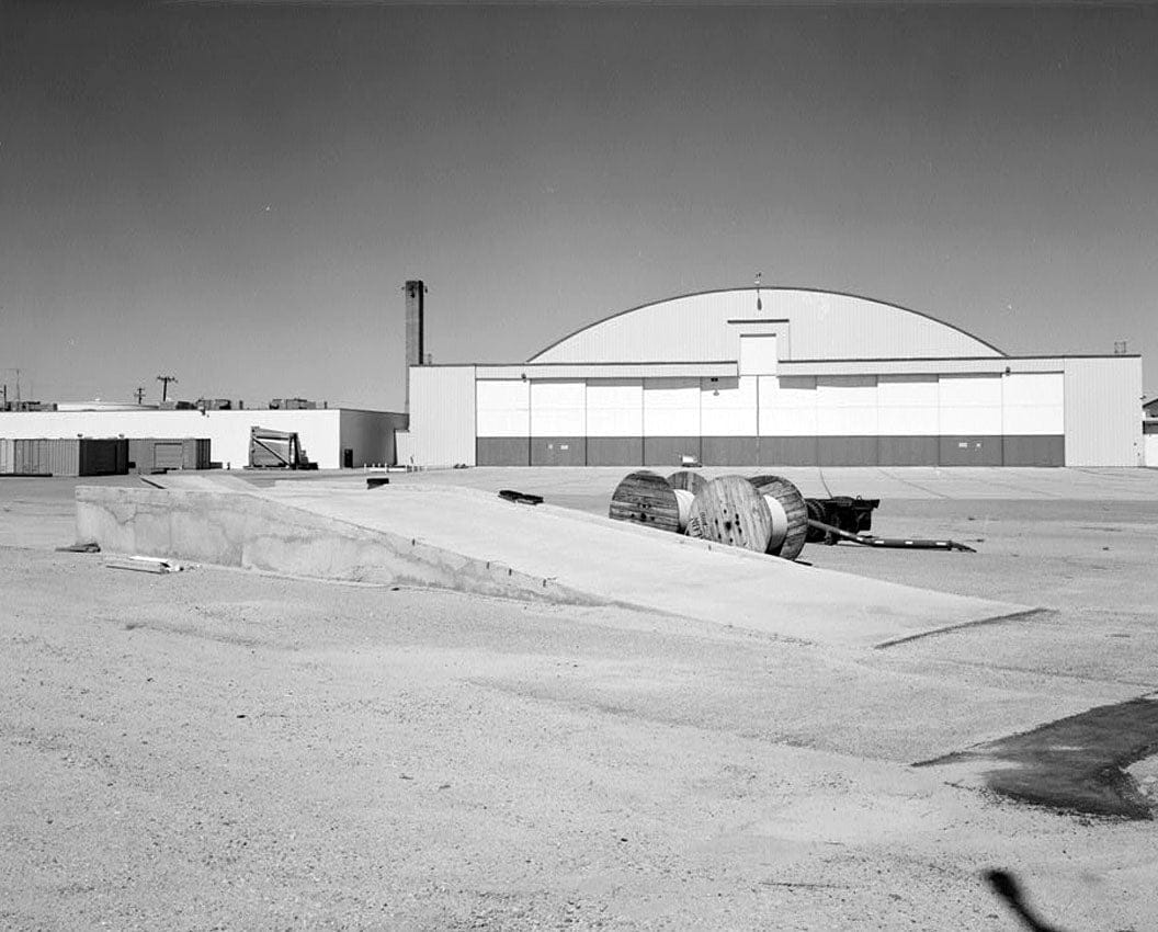 Nasa Hangar At Edwards Afb
