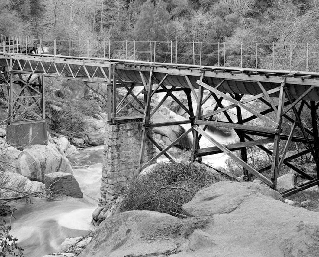 Historic Photo : Tule River Hydroelectric Project, Water Conveyance Sy ...