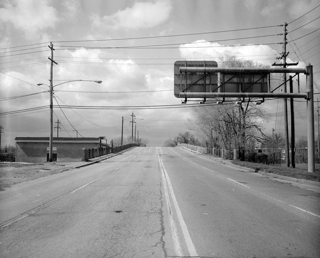 Historic Photo : Heald Street Bridge, Spanning Conrail Railroad on Sou ...