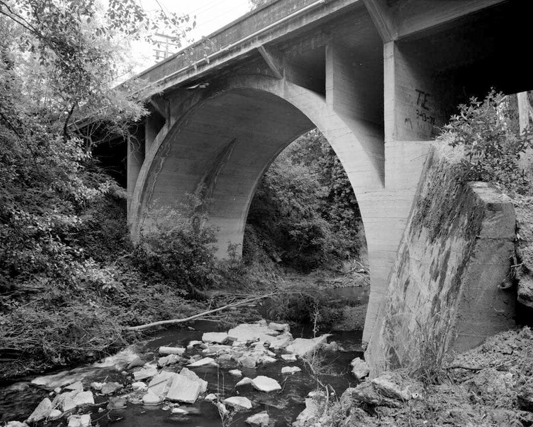 Historic Photo : Crow Creek Bridge, Spanning Crow Creek on Grove Way ...