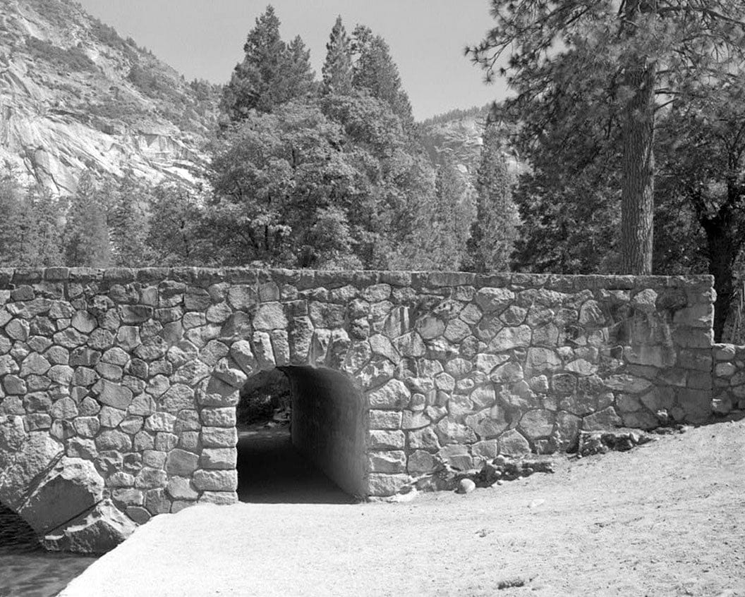 Historic Photo : Clark's Bridge, Spanning Merced River on Service road ...