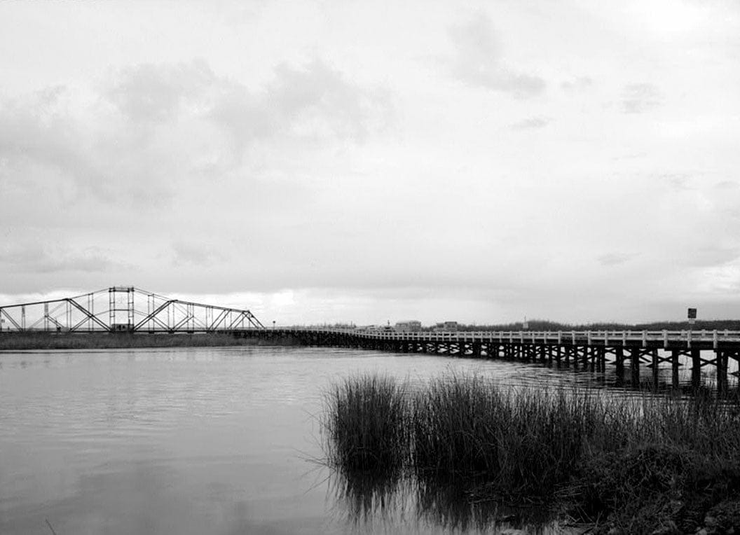 Historic Photo : Bacon Island Road Bridge, Spanning Middle River at Ba ...