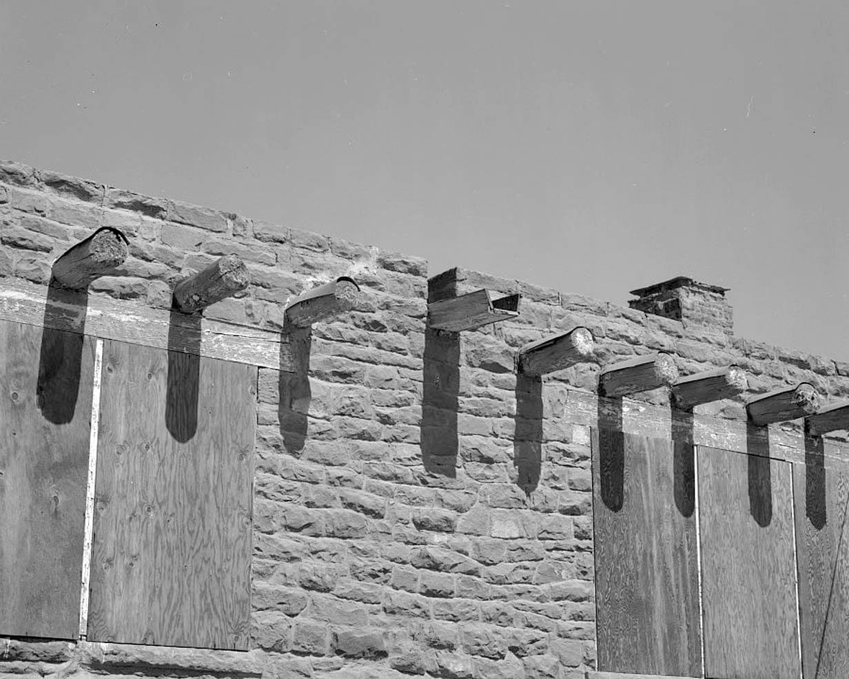 Historic Photo : Pinon Boarding School, Classroom Building, Navajo Rou ...