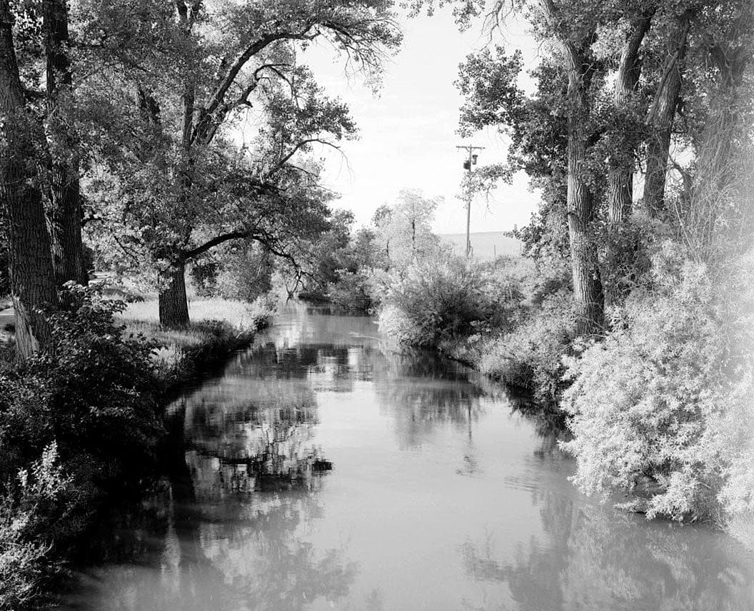 Historic Photo : High Line Canal, Mouth of South Platte River to confl ...