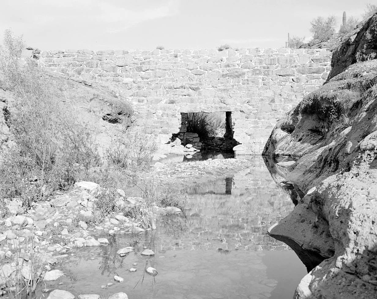 Historic Photo : Waddell Dam, On Agua Fria River, 35 miles northwest o ...