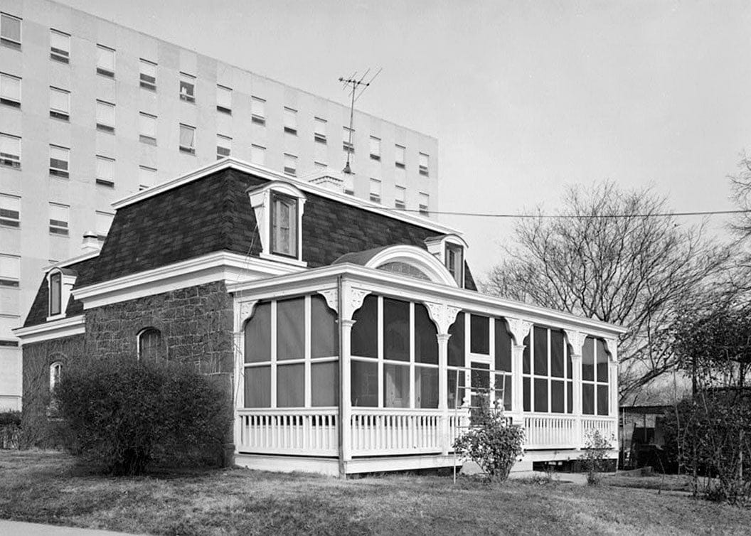 Historic Photo : U.S. Soldiers Home, Stone House with Mansard Roof, Ro ...