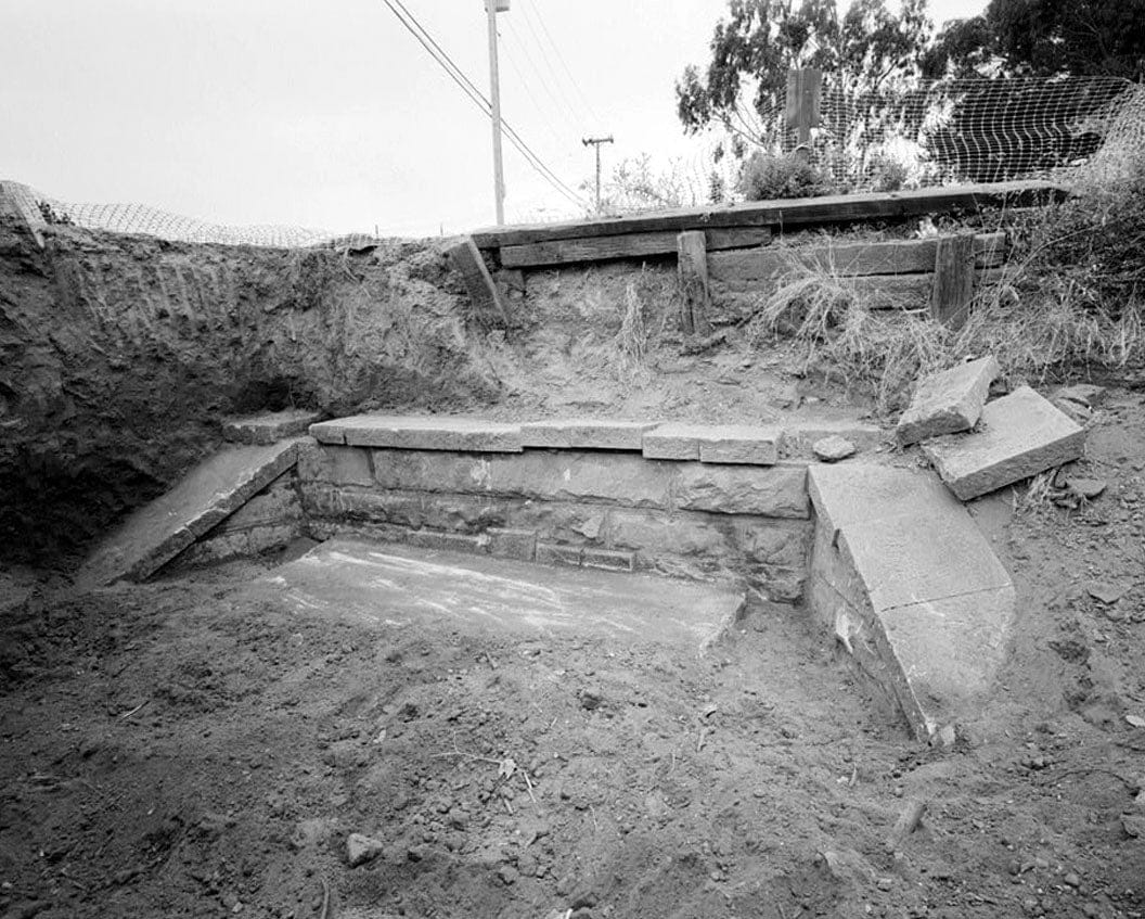 Historic Photo : Cut Stone Bridge, Southern Pacific Railroad line span ...