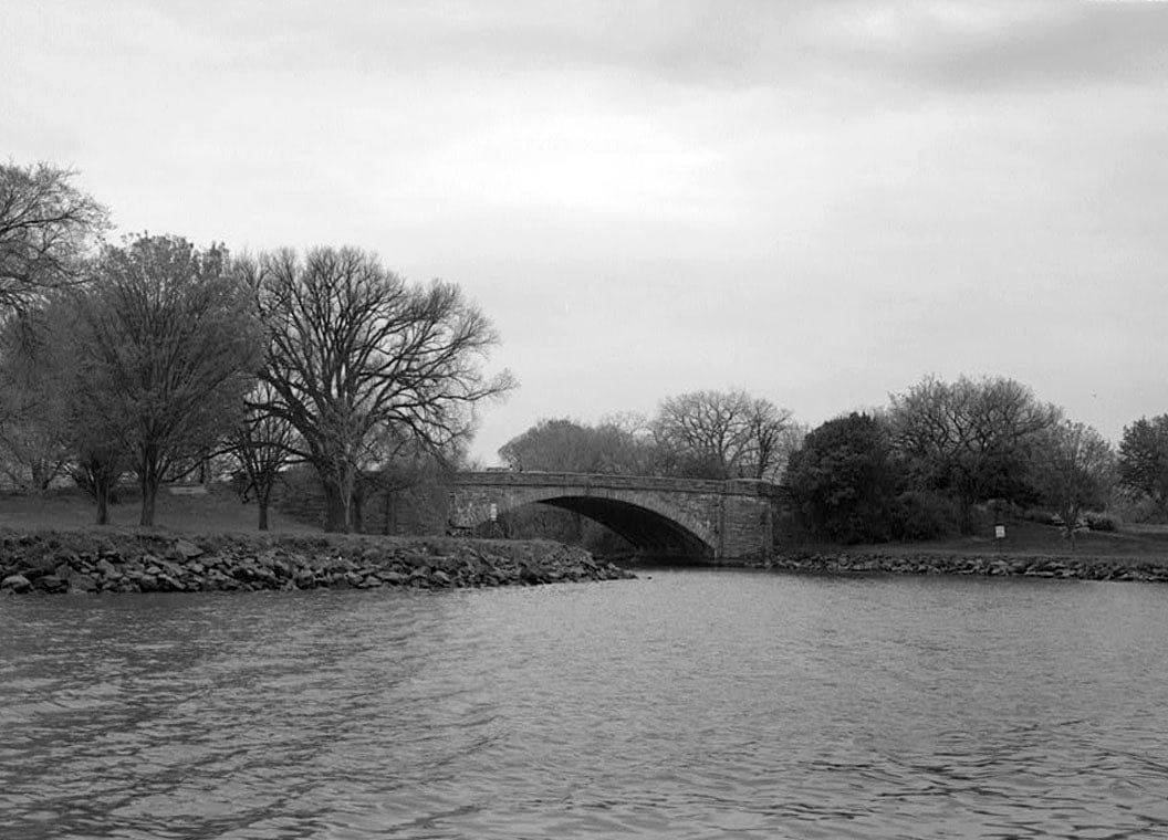Historic Photo : Boundary Channel Bridge, Spanning Boundary Channel, W ...