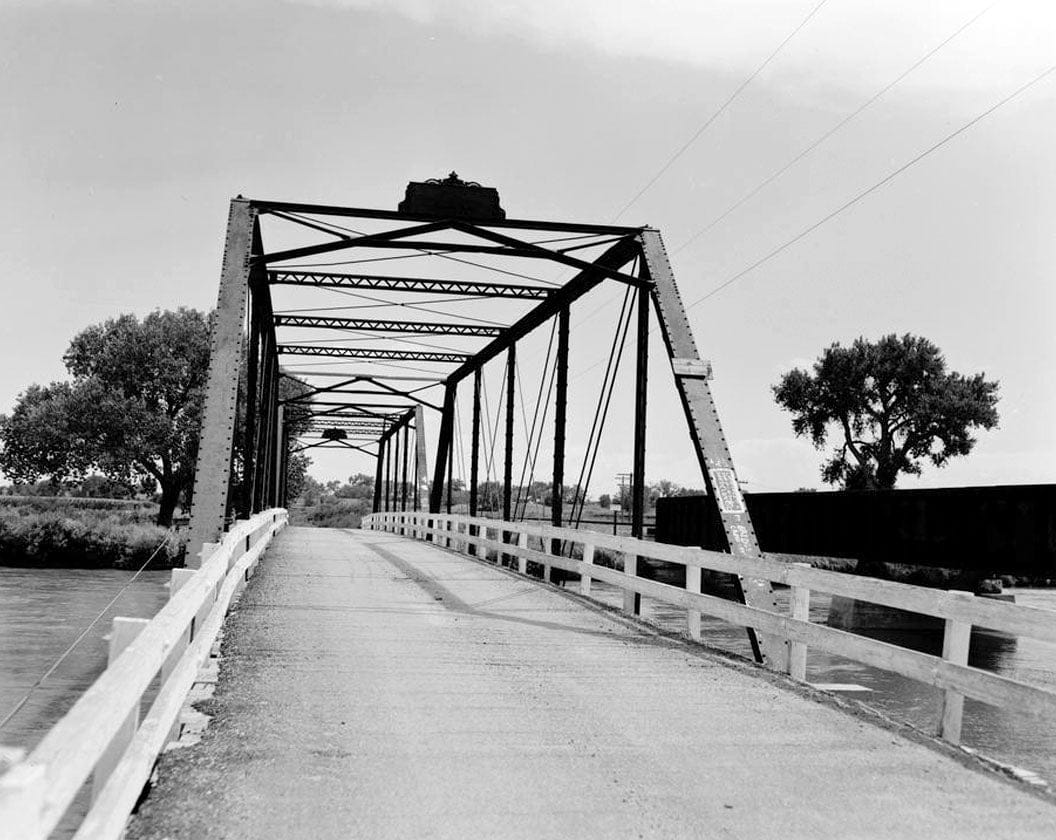 Historic Photo : Nepesta Bridge, Spanning Arkansas River on County Roa ...