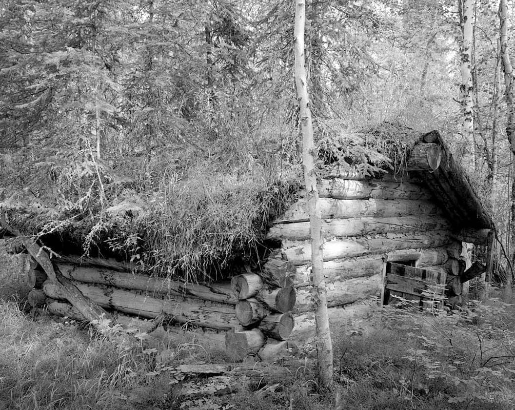 Historic Photo : James Taylor Dog Barn, Yukon River, Opposite 4th of J ...
