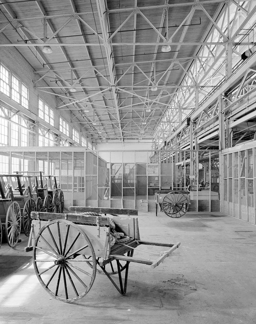 Historic Photo : Mare Island Naval Shipyard, Boat Shop, California Ave ...