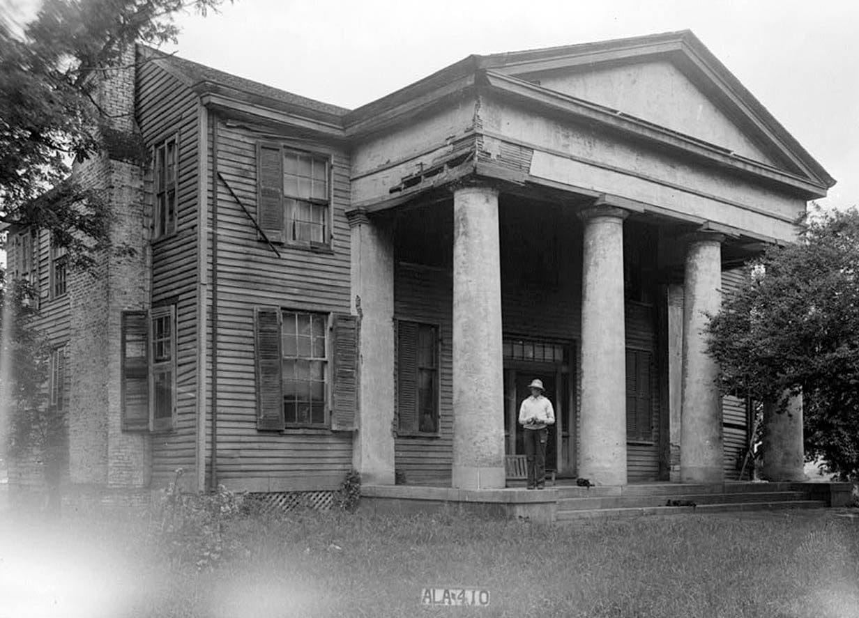 Historic Photo : McCracken House, Meridian Pike, Huntsville, Madison C ...