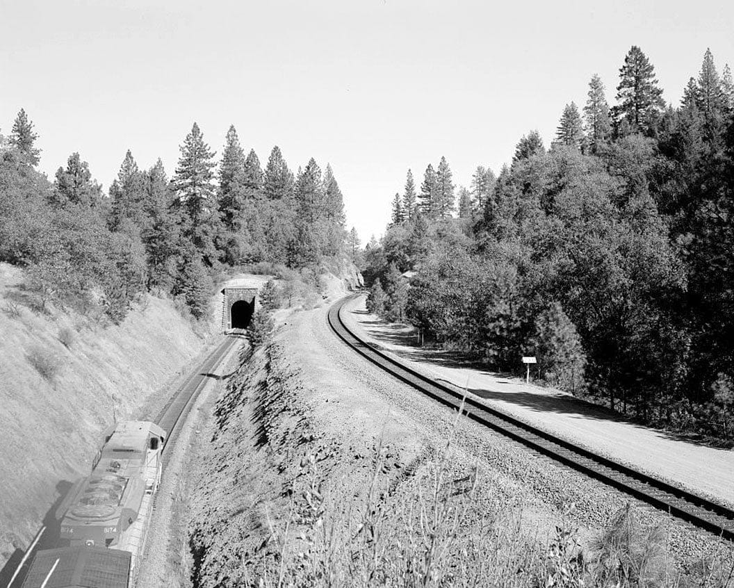 Historic Photo : Central Pacific Transcontinental Railroad, Tunnel No ...