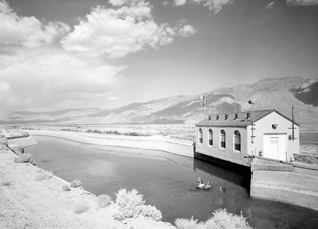 Historic Photo : Los Angeles Aqueduct, Alabama Gates, Los Angeles, Los ...