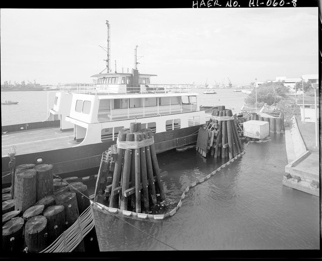 Historic Photo : U.S. Naval Base, Pearl Harbor, Ferry Landing Type, Ha ...