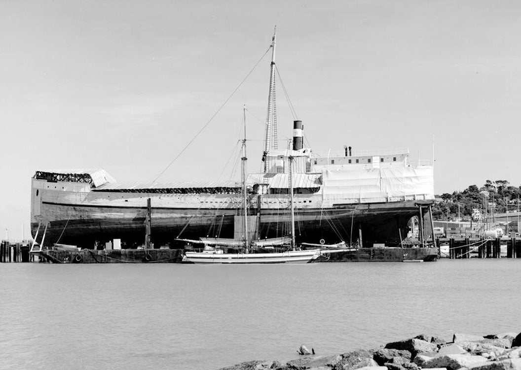 Historic Photo : Steam Schooner WAPAMA, Kaiser Shipyard No. 3 (Shoal P ...