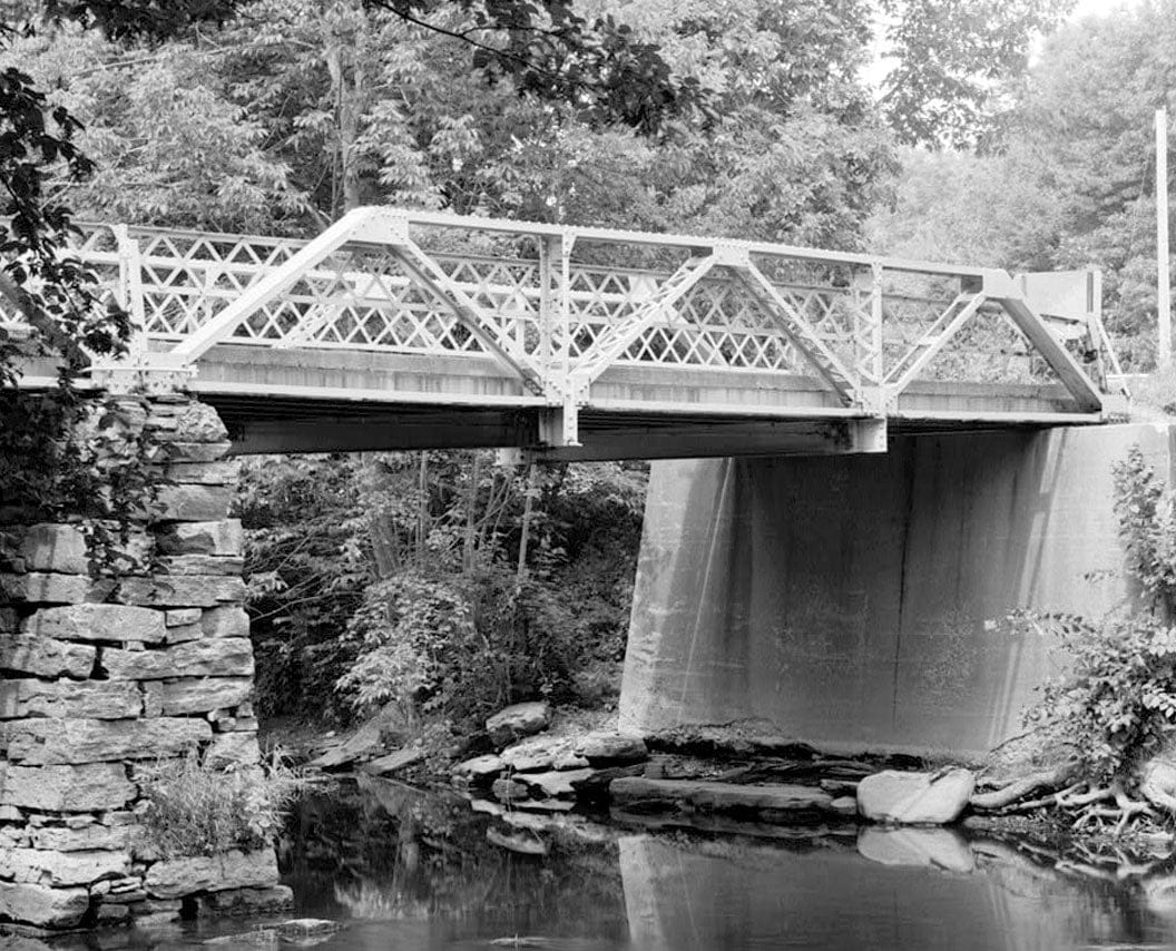 Historic Photo : Perkins Corner Bridge, Spanning Willimantic River at ...