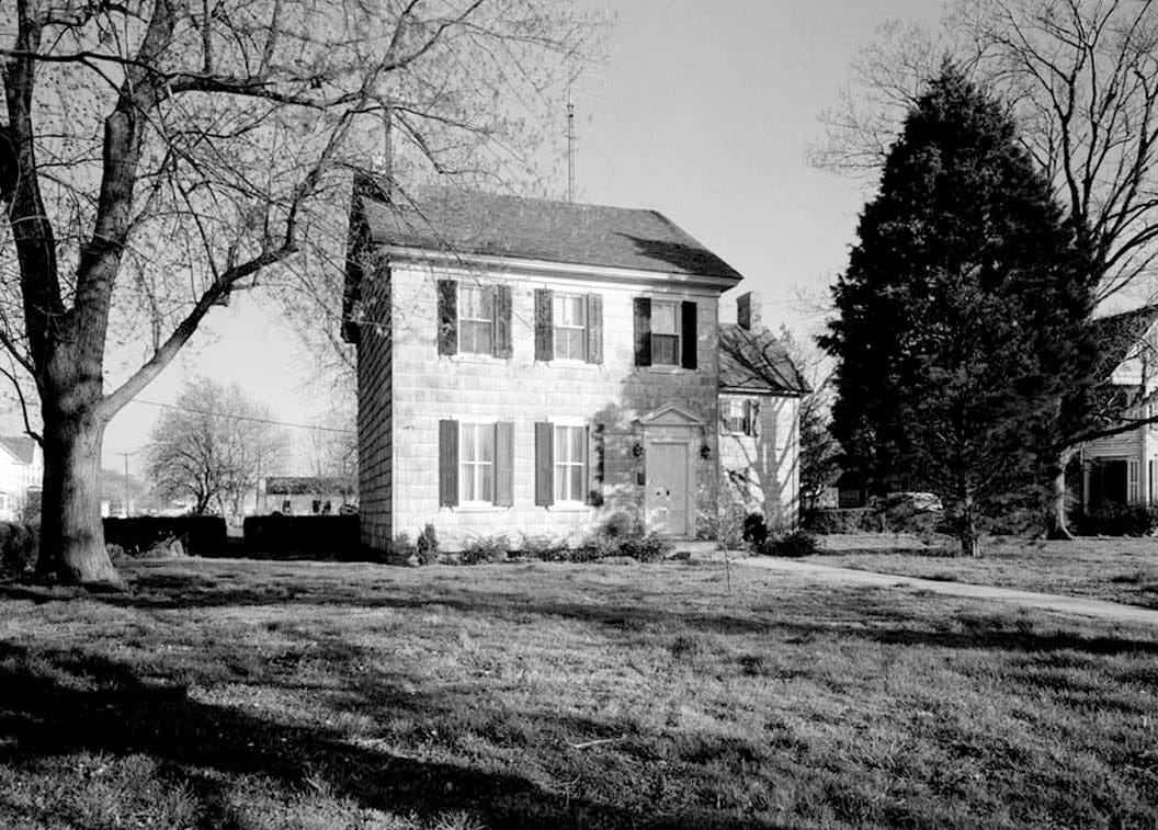 Historic Photo : Colonel David Hall House, 107 Kings Highway, Lewes, S ...