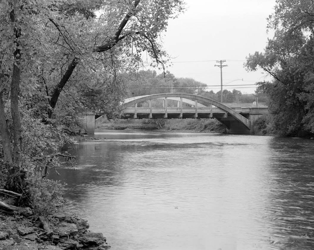 Historic Photo : Taylor Bridge, Spanning Winnebago River, U.S. Route 1 ...
