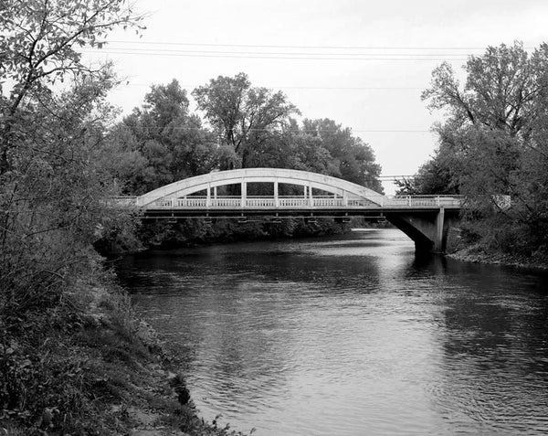 Historic Photo : Taylor Bridge, Spanning Winnebago River, U.S. Route 1 ...