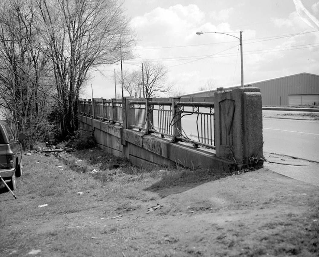 Historic Photo : Heald Street Bridge, Spanning Conrail Railroad on Sou ...