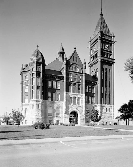 Historic Photo : Montgomery County Courthouse, Courthouse Square, Red ...
