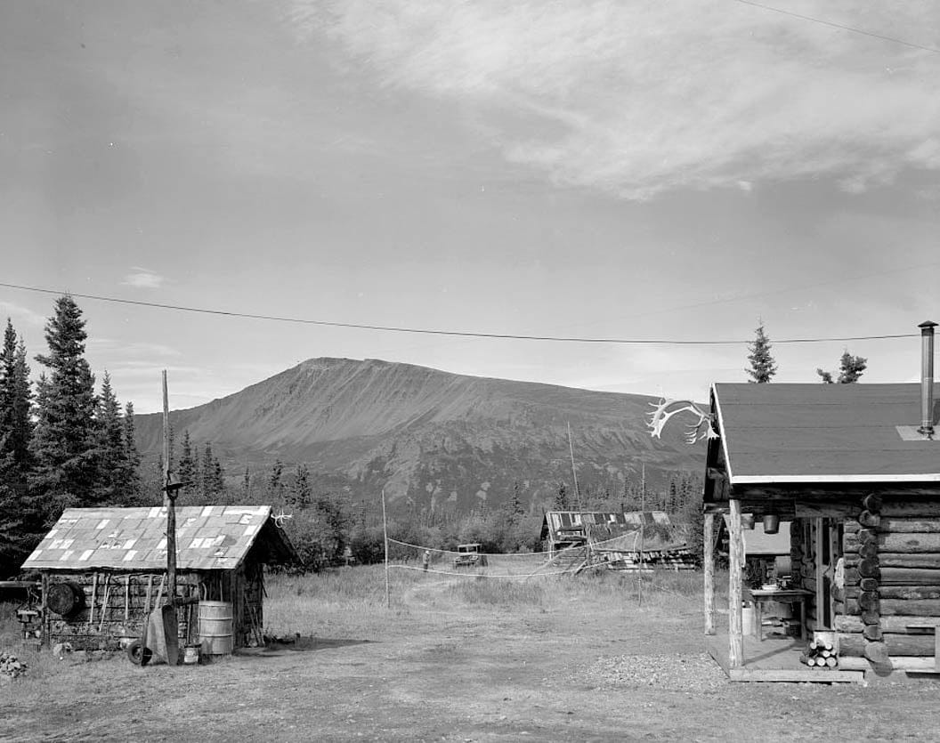 Historic Photo : Town of Chisana, Ray McNutt Storage Shed, Chisana, Va ...