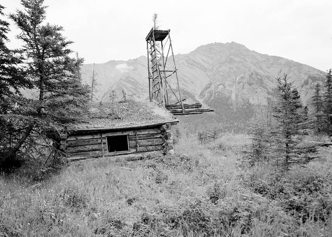 Historic Photo : Iditarod Trail Shelter Cabins, Rhon River Shelter Cab ...