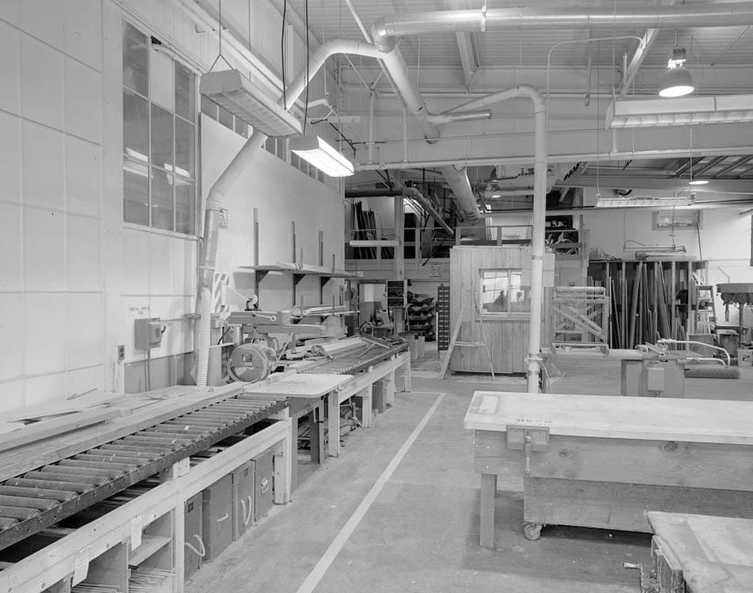 Historic Photo : Kodiak Naval Operating Base, Wood & Machine Shop, U.S ...