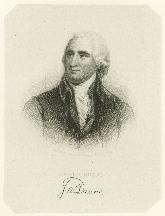 Art Print : c.1775 , James Duane - Vintage Wall Art – Historic Pictoric