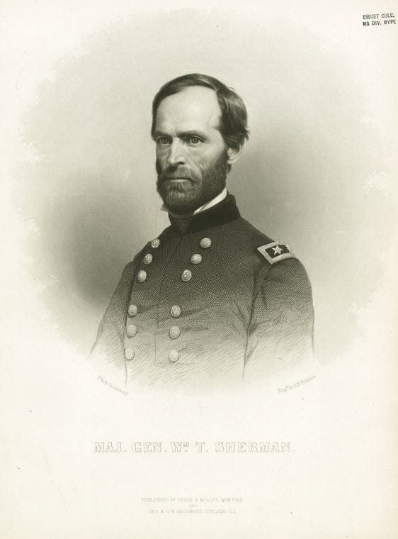 Art Print : 1880, Maj. Gen. Wm. T. Sherman - Vintage Wall Art ...