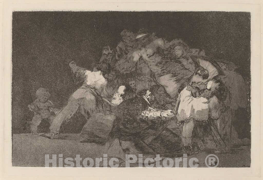 Art Print : Francisco de Goya, Disparate General (General Folly), in o ...