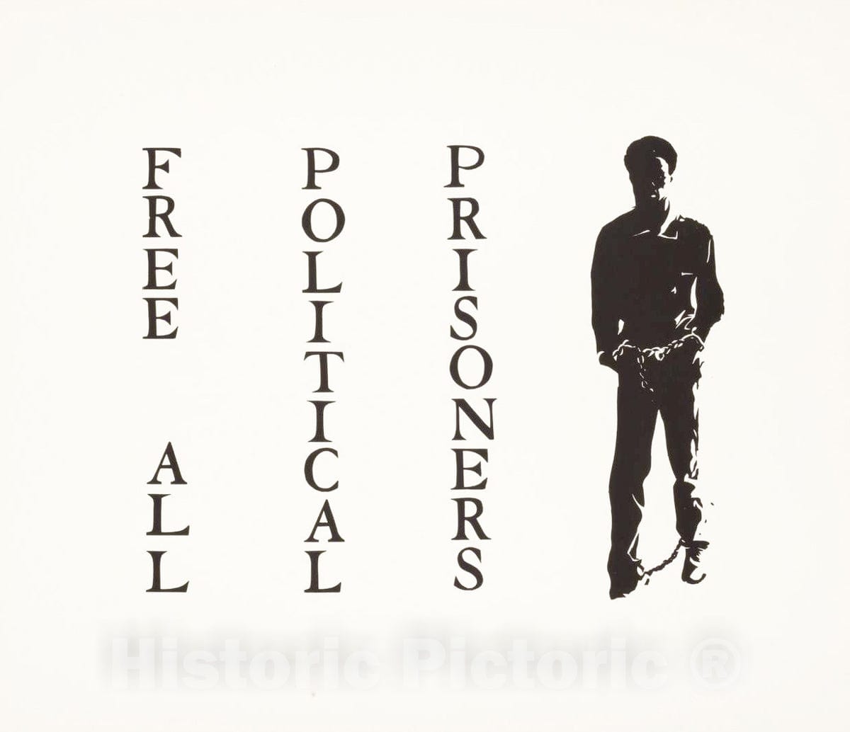 Vintage Poster - Free All Political Prisoners. 1, Historic Wall Art ...