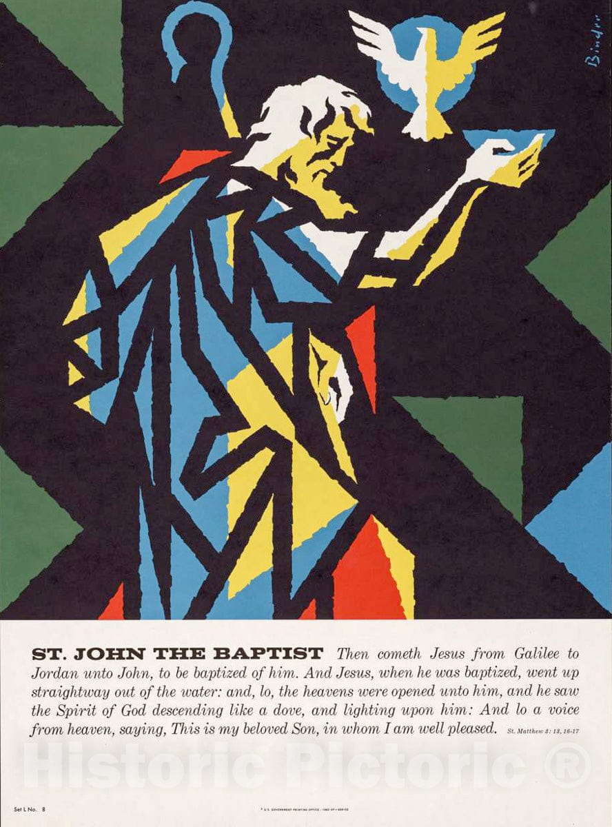 Vintage Poster - St. John The Baptist, Historic Wall Art – Historic ...