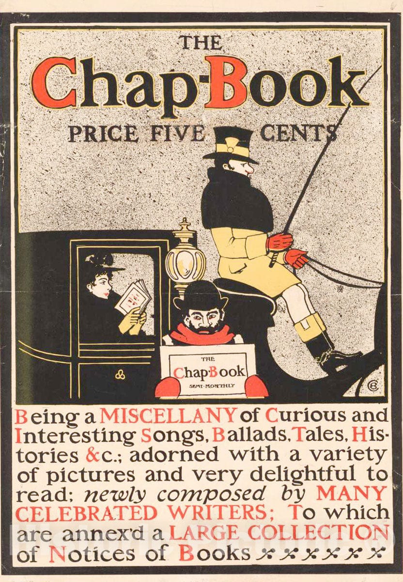 Vintage Poster - The chap - Book, no. 10: The Carriage., Historic Wall ...