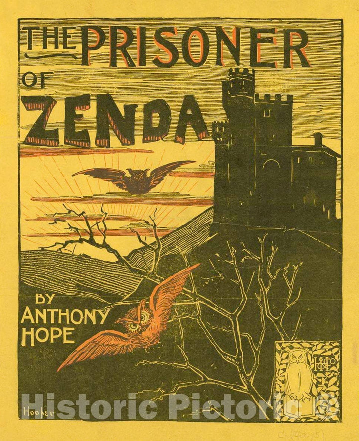 Vintage Poster - The Prisoner of Zenda by Anthony Hope - Hooper., Hist ...