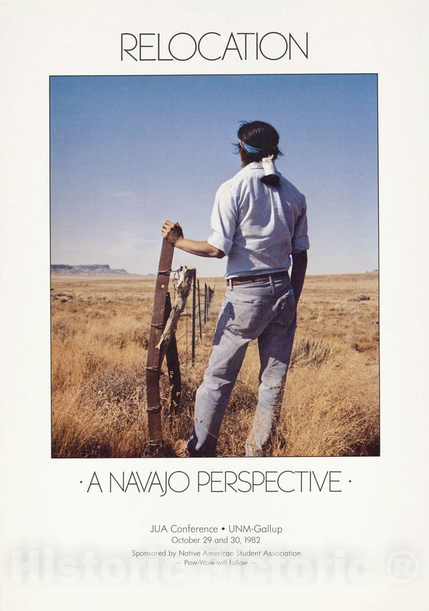 Vintage Poster - Relocation - a Navajo Perspective, Historic Wall Art ...