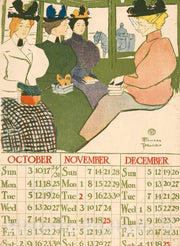 Vintage Poster - [October November December 1897 Calendar], Historic W ...