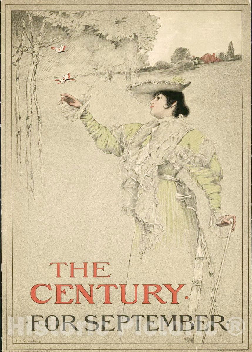 Vintage Poster - The Century. for September, Historic Wall Art ...