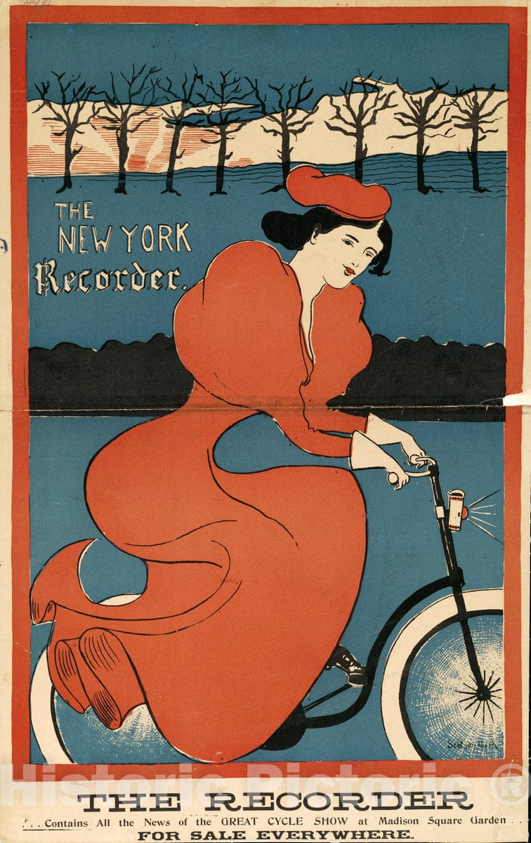 Vintage Poster - The New York Recorder, Historic Wall Art – Historic ...