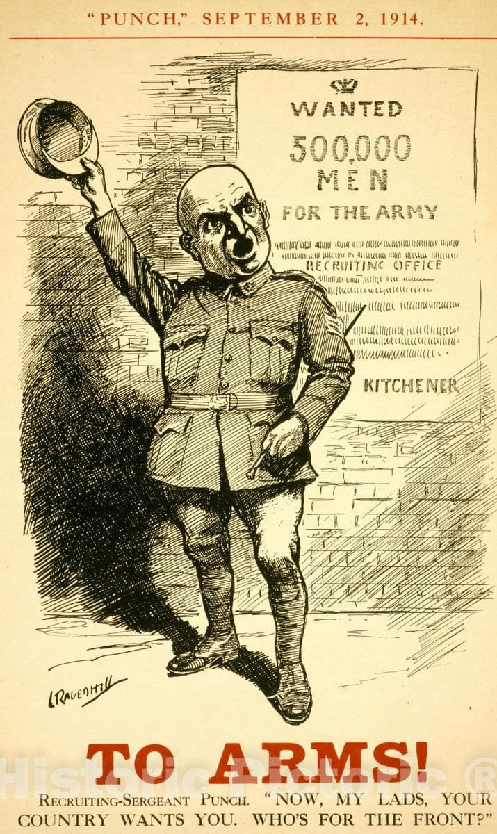 Vintage Poster - to arms! - L. Ravenhill., Historic Wall Art – Historic ...