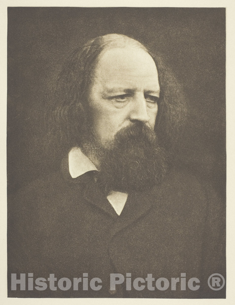 Art Photo : Lord Tennyson, Julia Margaret Cameron, c 1932, Vintage Wal ...