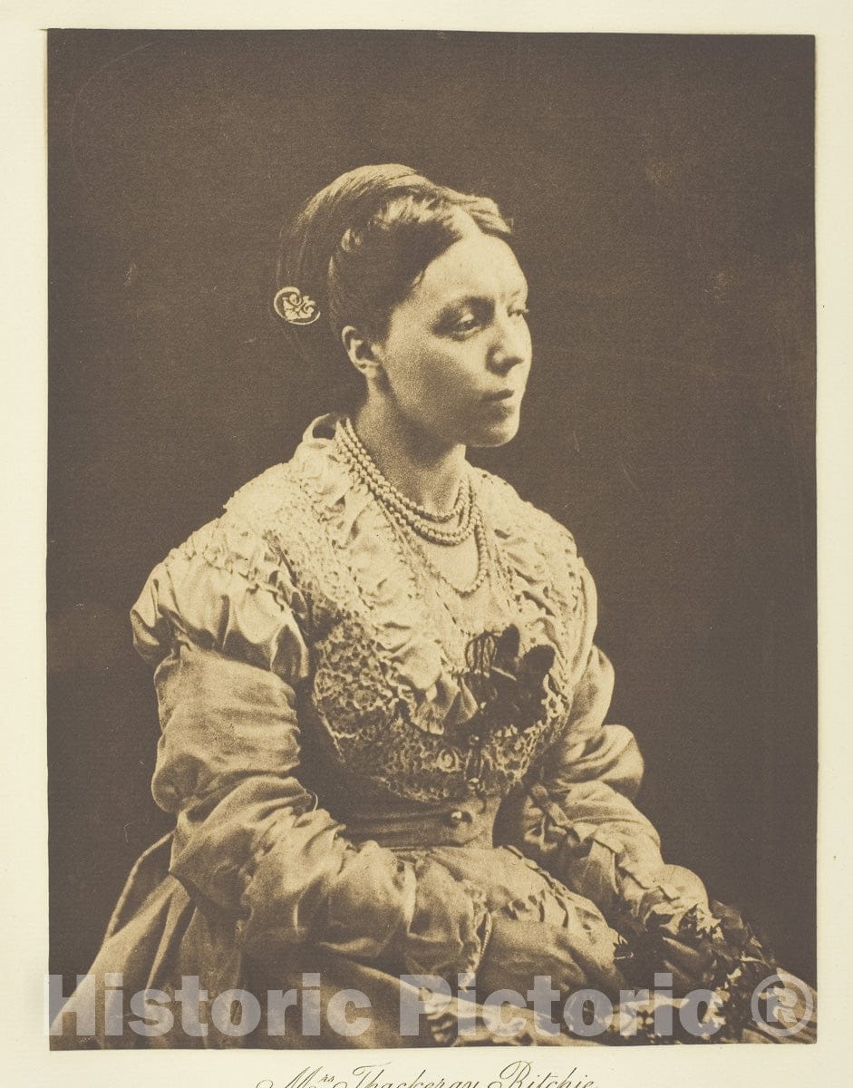 Art Photo : Mrs. Thackeray Ritchie, Julia Margaret Cameron, c 1899, Vi ...