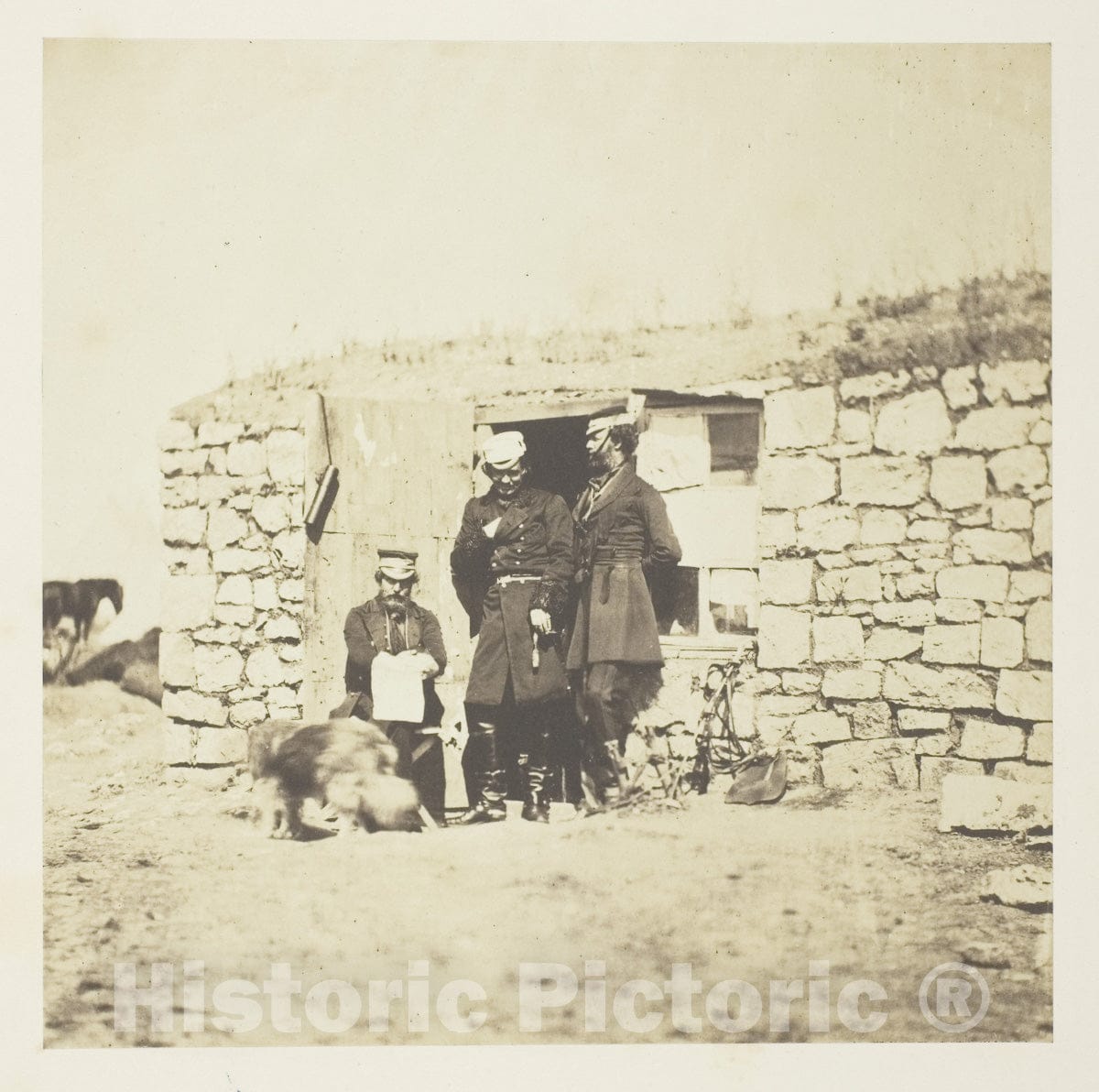 Art Photo : Officers on the Staff of Lieutenant General Sir Richard En ...
